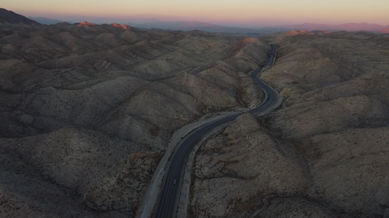 Scenic Highway Of Balochistan At Sunset, Desert Landscape, Pakistan ...