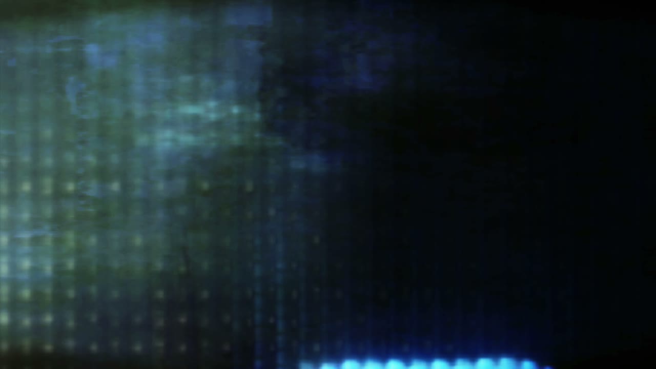 Free stock video - Television screen pixels fluctuate with motion (loop)