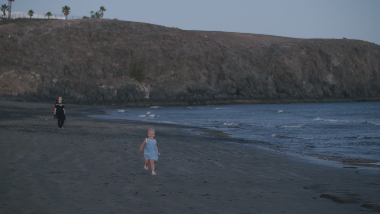 Premium stock video - What a great fun day she is having