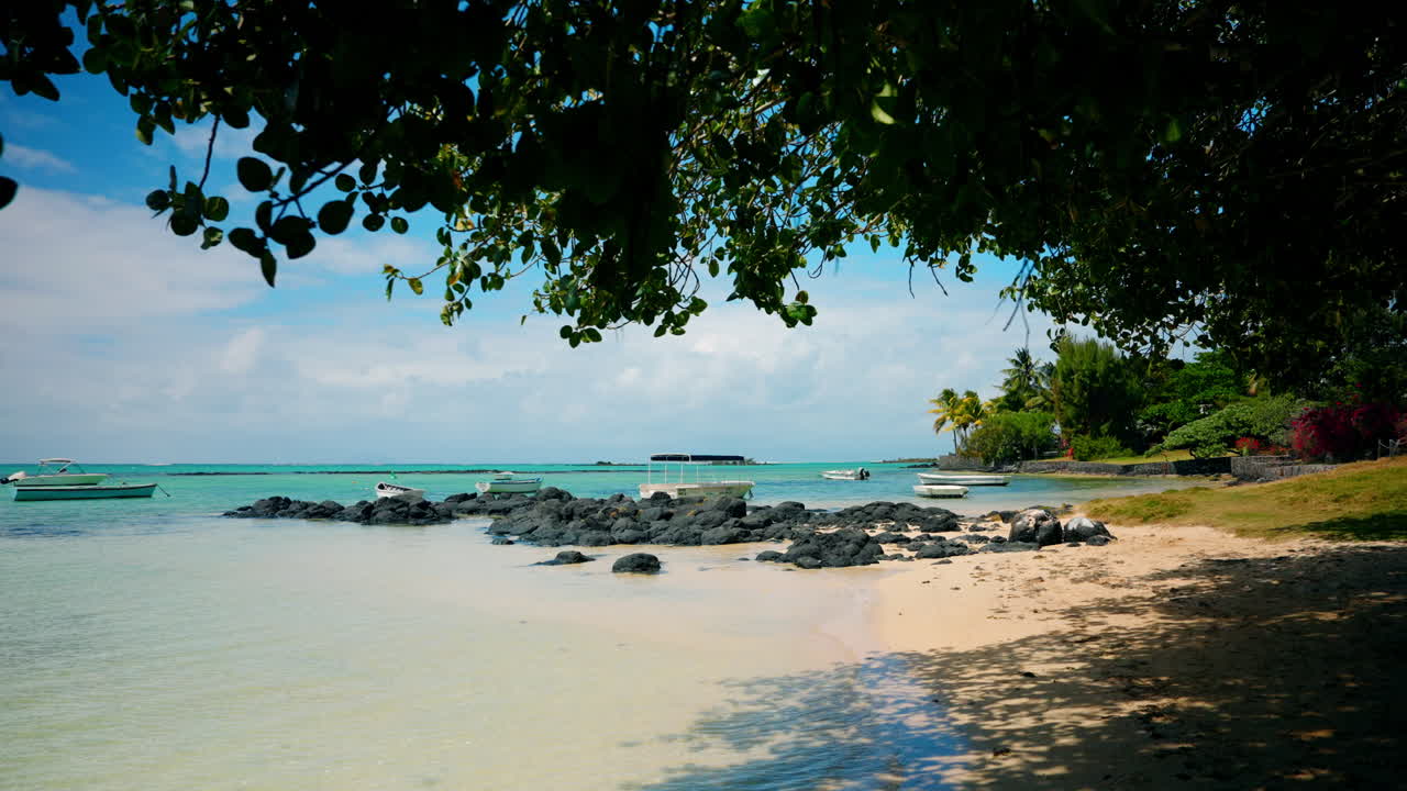 Mauritius coastal landscape | Premium Stock Video Footage