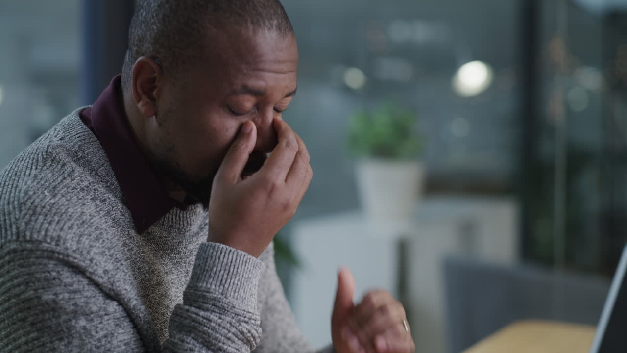 Premium stock video - Dread is anxiety on steroids