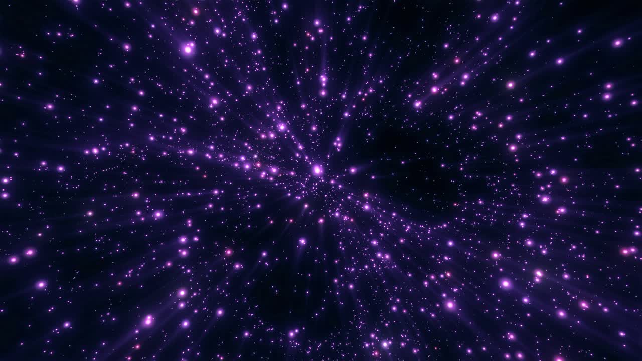 Purple cosmic starfield Premium Stock Video Footage
