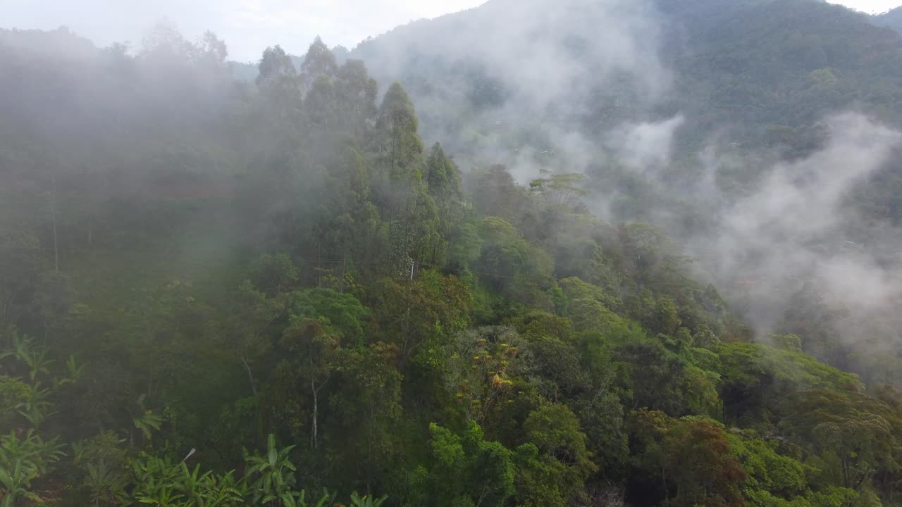 Premium stock video - Laguna de fuquene risaralda, colombia aerial ...