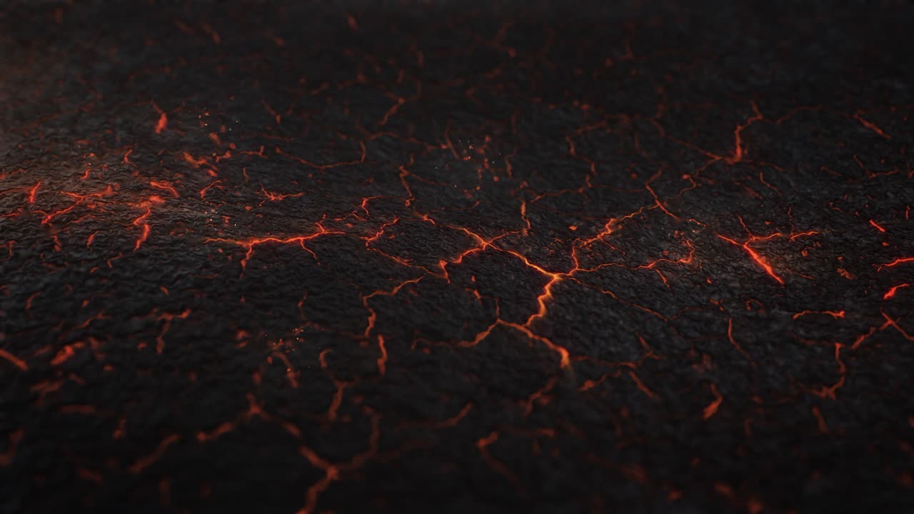 Magma Textured Molten Rock Surface - Animated Lava Fields Free Stock ...