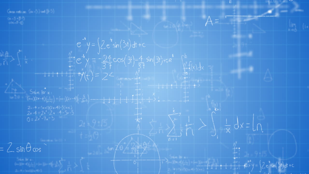 math formulas on blackboard | freepik