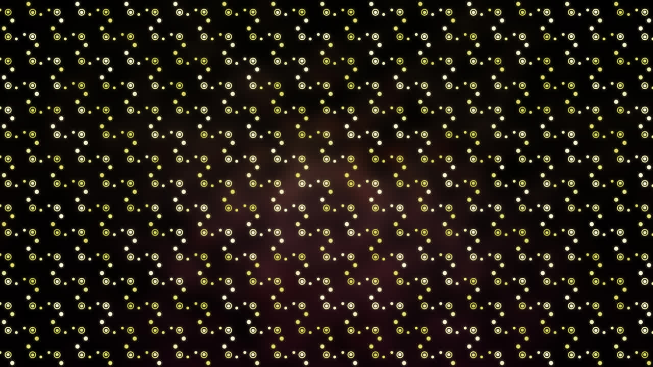 Premium stock video - Animation of moving shapes over black background