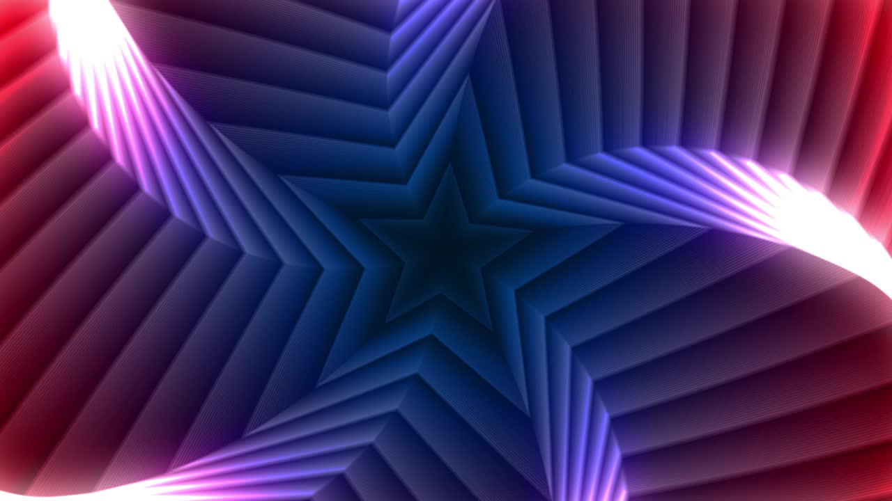 Seamless loop abstract star retro awards infinity zoom vj loop ...