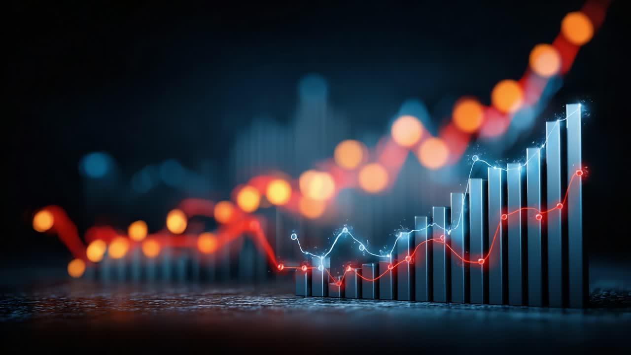 Dynamic Financial Trends Visualized Through Stunning Graphical Data ...