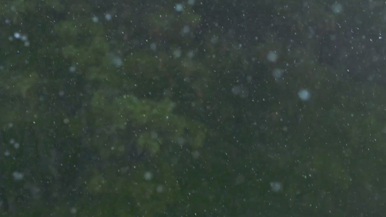 Premium stock video - Close up of heavy rain 10