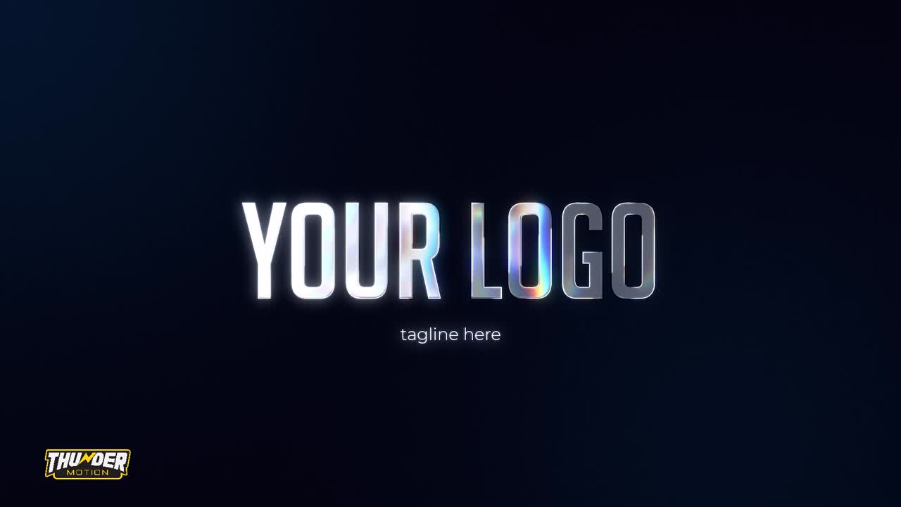 Prismatic Logo Reveal | Premium Stock Video Footage
