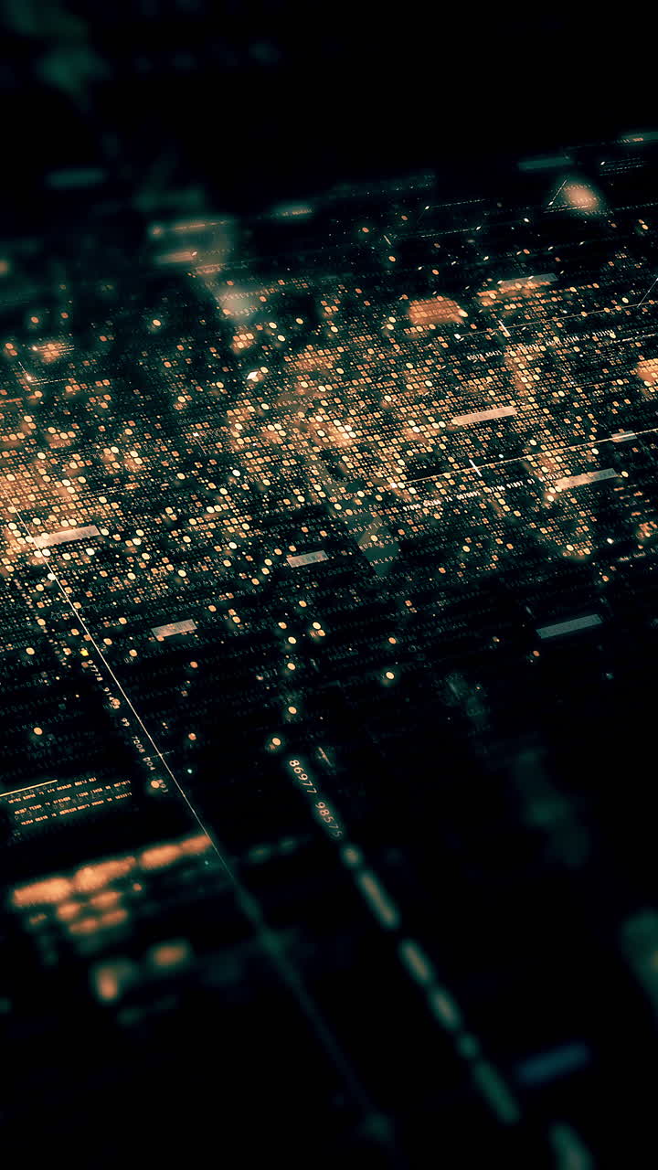Premium stock video - Futuristic metaverse hi-tech digital data ...