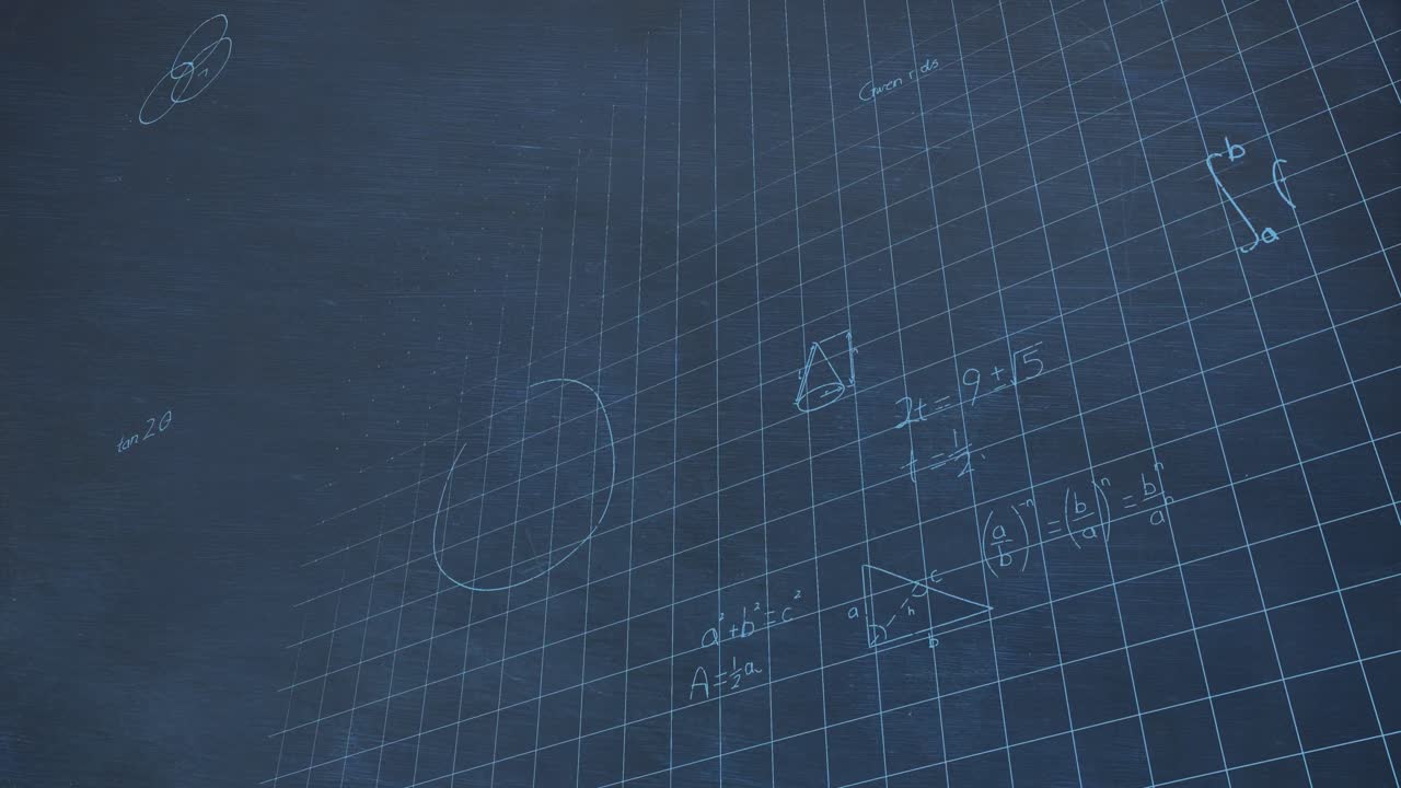 Premium stock video - Animation of mathematical equations and formulas ...