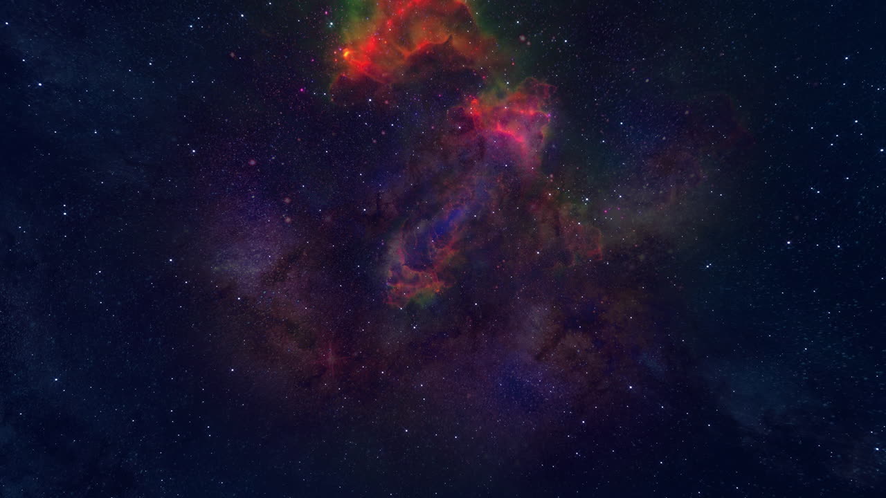 Premium stock video - Stunning cg animation of outer space
