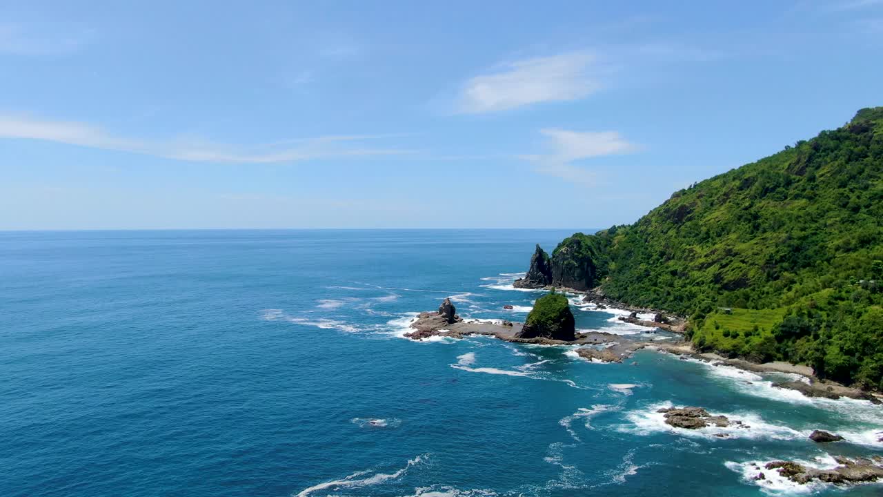 Premium stock video - Paradise javanese coast near wonosari, indonesia ...