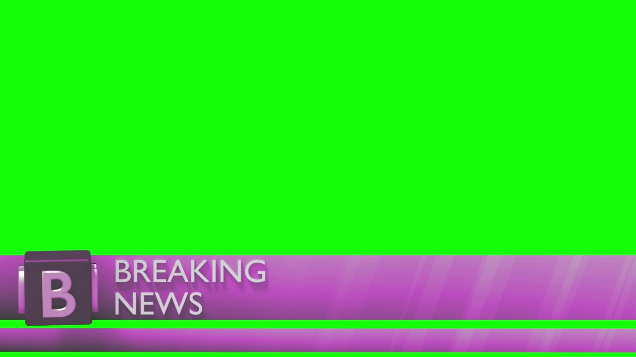 Breaking News Lower Third 3rd Chyron L3rd Loop 4k Free Stock Video ...