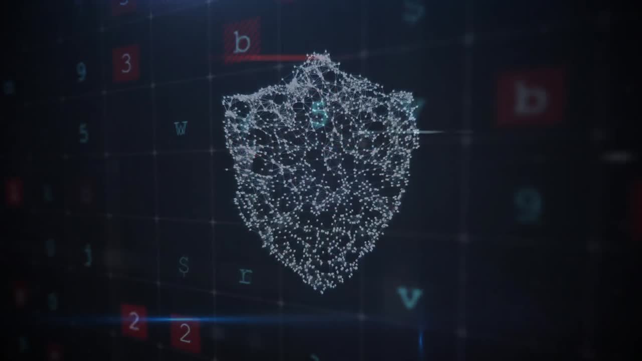 Premium stock video - Bypassing the digital shield via malicious softwares