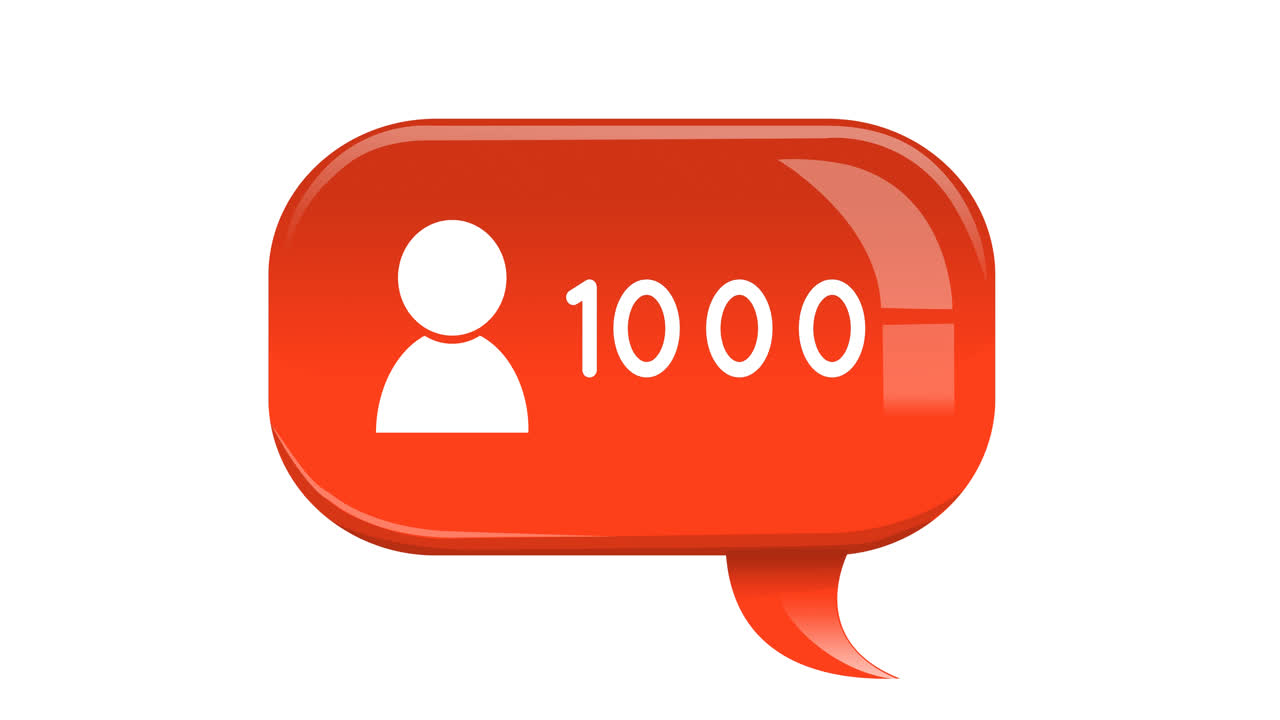 Increasing number of followers 4k | Premium Stock Video Footage