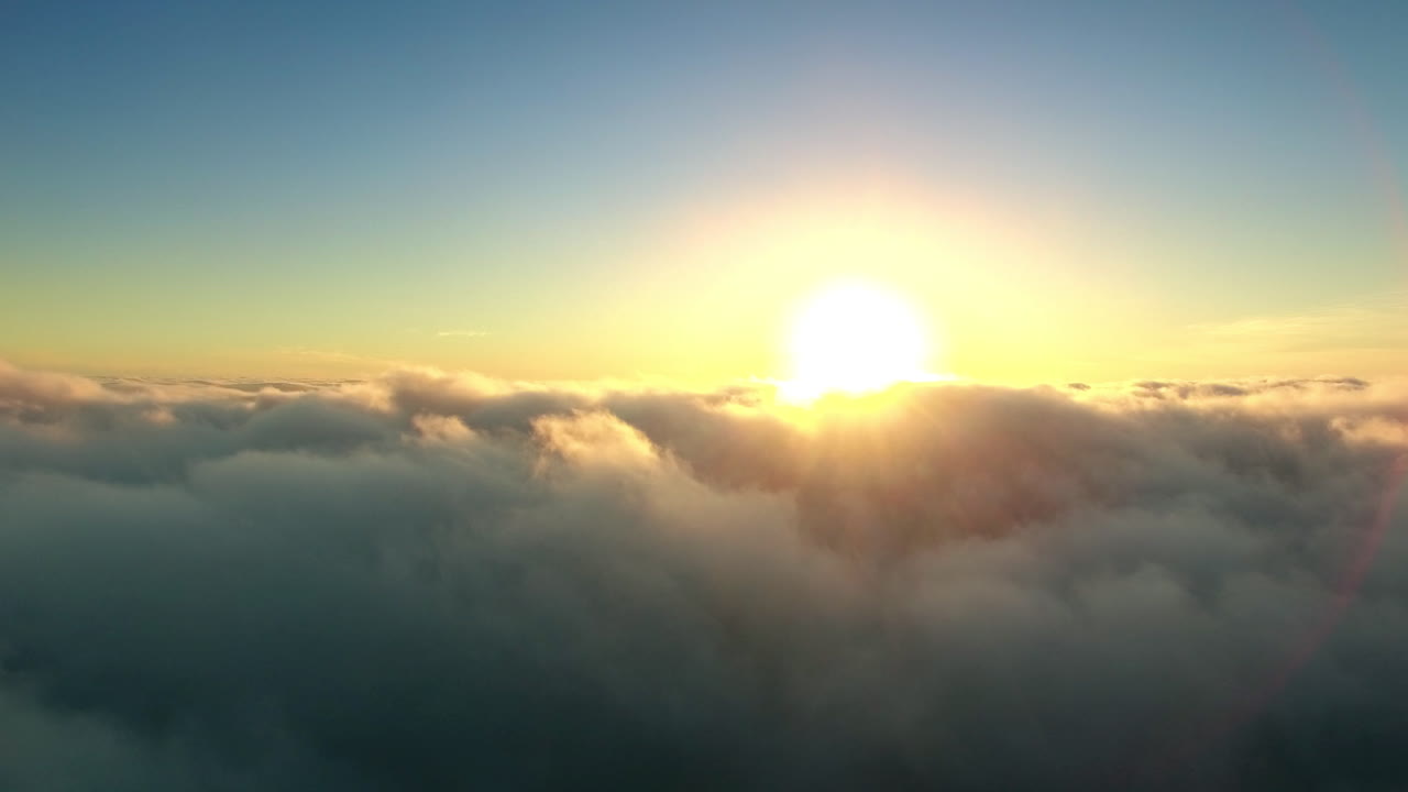 Premium Stock Video Through The Clouds