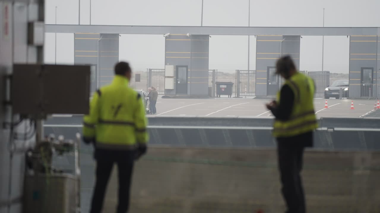 On board the scandlines hsc fjord cat ferry on the route from hirtshals ...