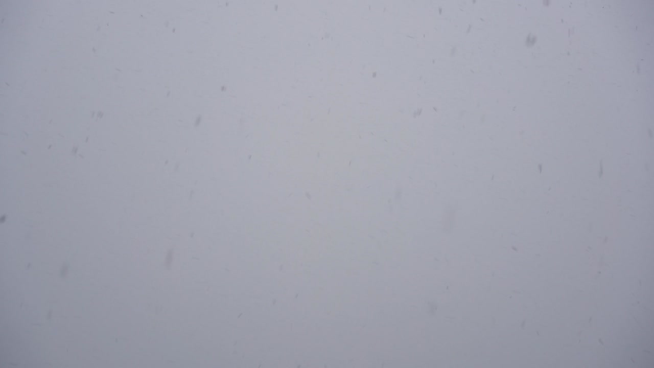 Snow on a gray sky background | Premium Stock Video Footage