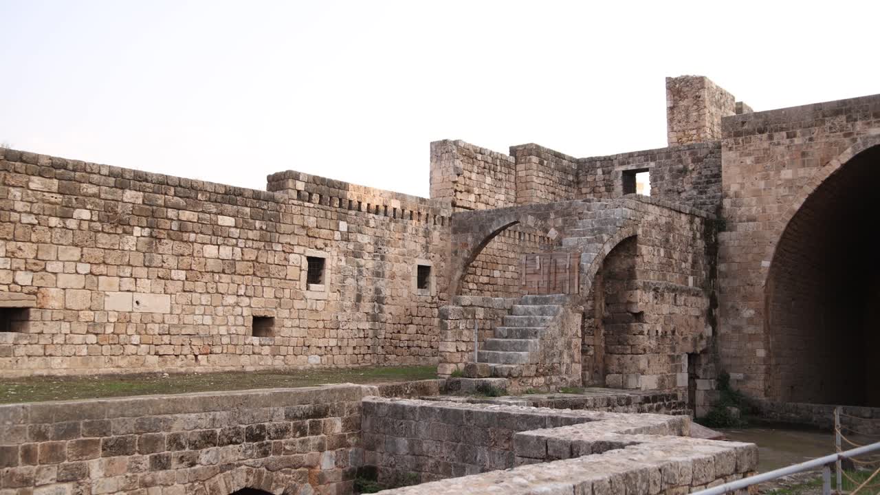Premium stock video - Ruins of an old middle eastern stone castle in ...