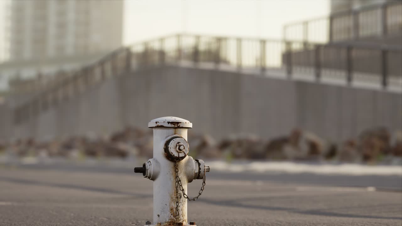Premium stock video - Rusty fire hydrant at sunny day