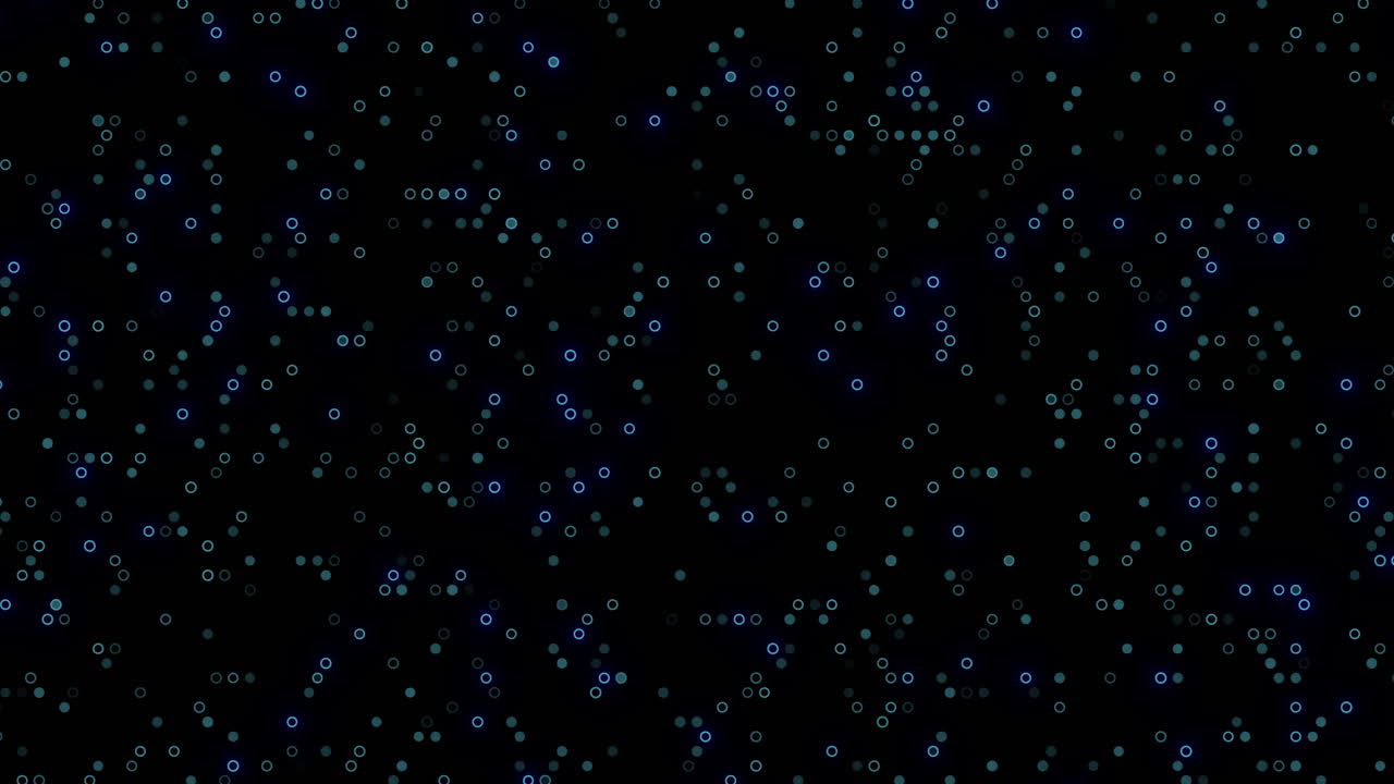 Premium stock video - Blue dot binary code on black background ...