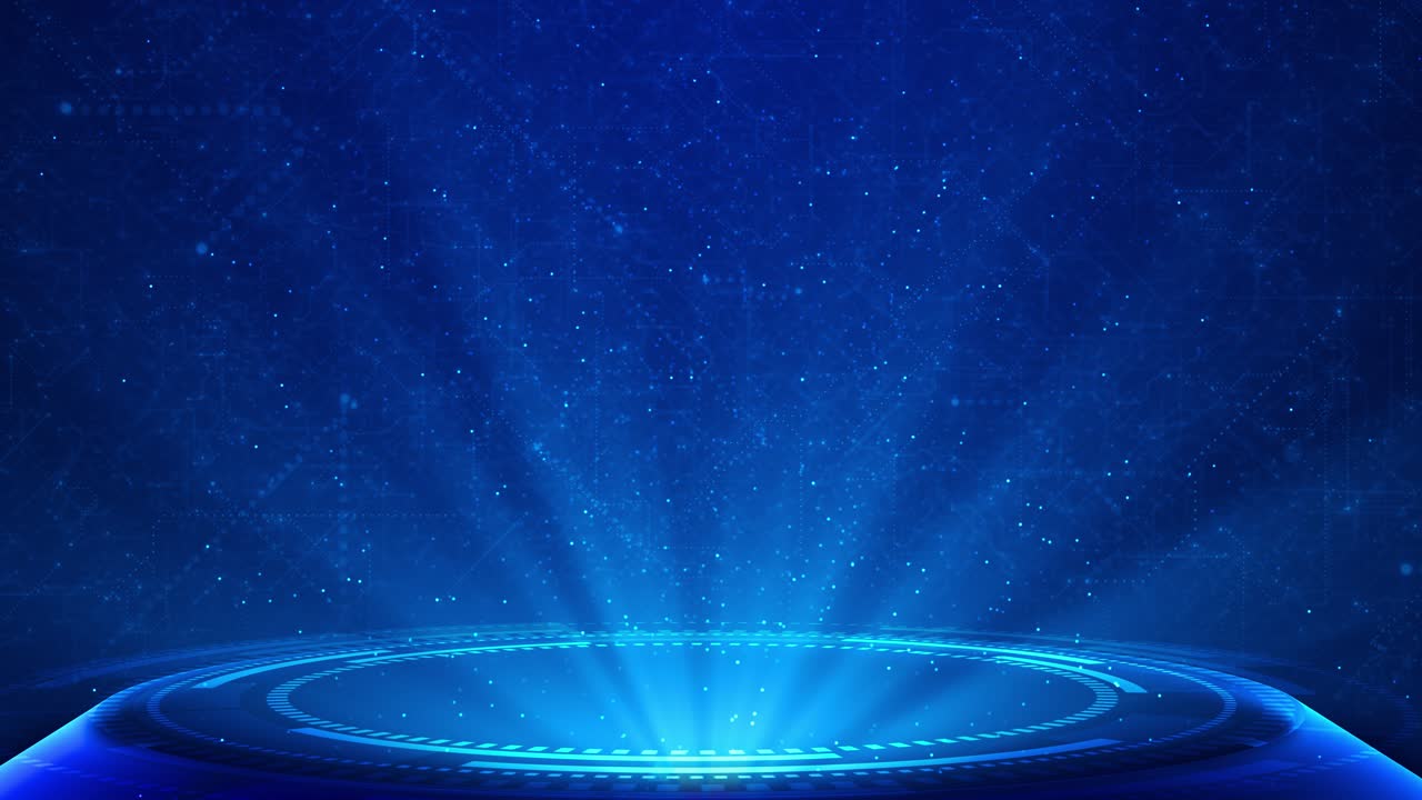 4k blue hologram virtual interface display blue scan display technology ...