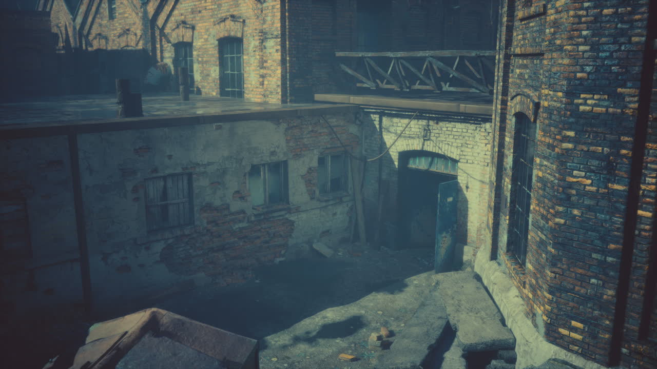 Exploring the ruins of an abandoned brick factory Premium Stock Video ...