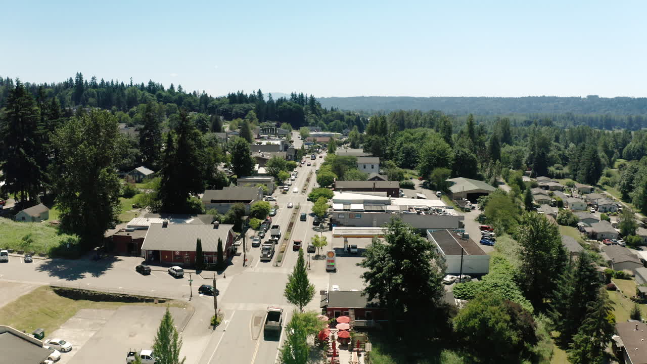 Downtown Duvall, Washington In King County Free Stock Video Footage ...