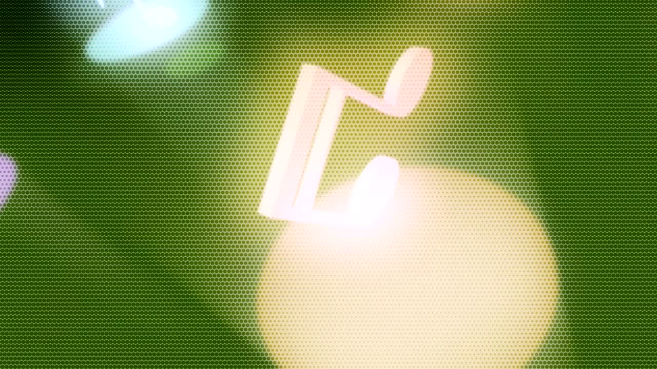 Premium stock video - Animated moving motion background showing musical ...