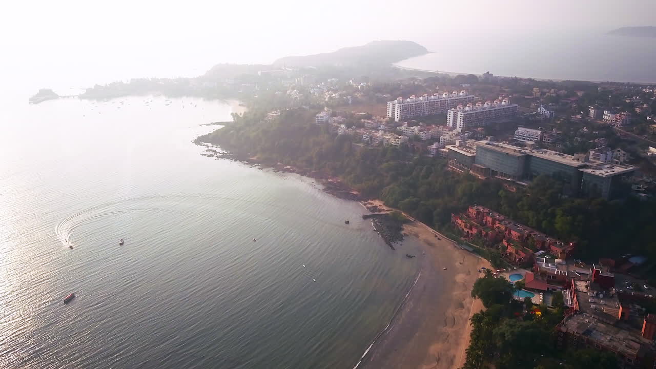 Above The India Tropic Holiday Beach Resorts Goa On The Bay Of The ...