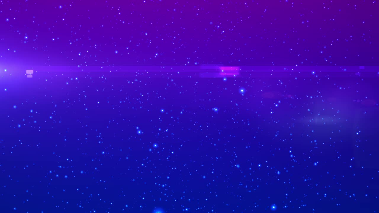 Premium stock video - Star field of lights and particles flying across sky