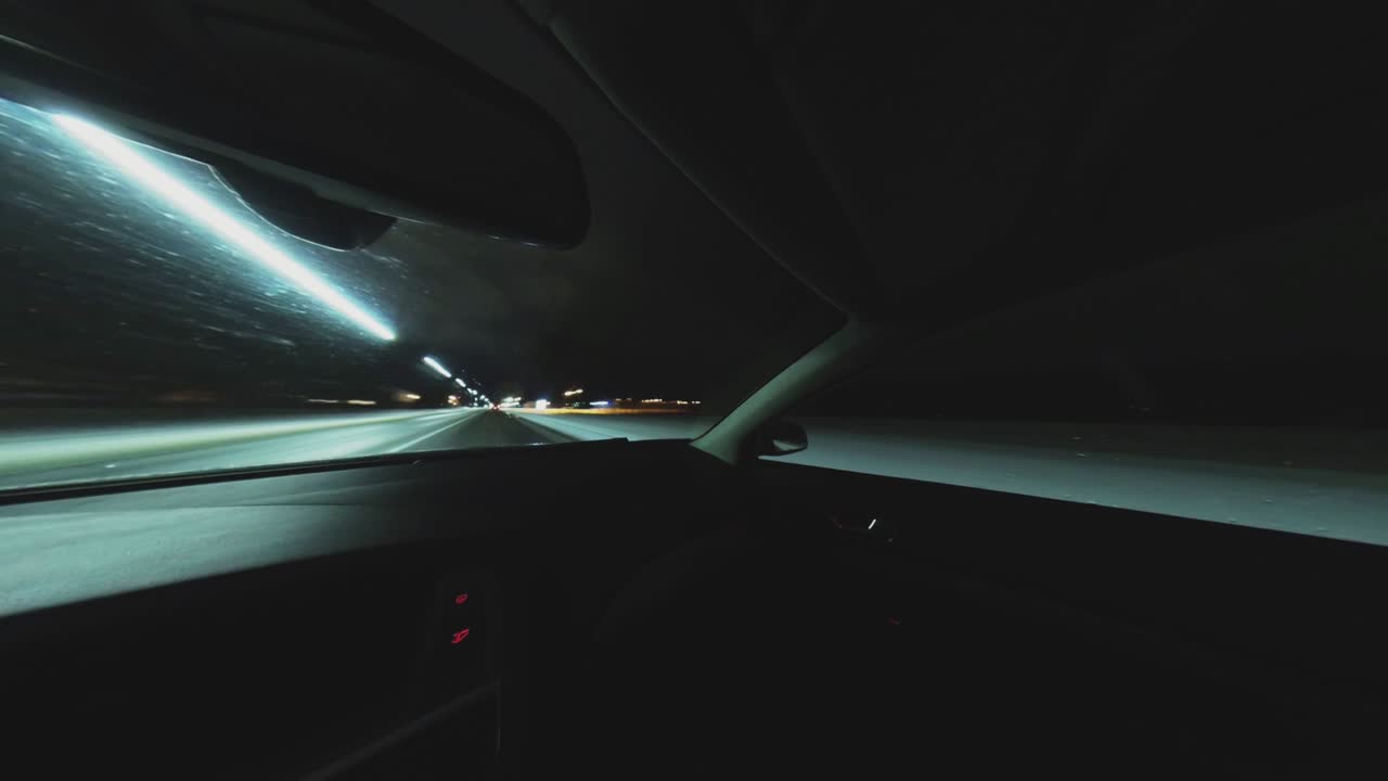 Time-Lapse Footage Of A Car Driving At Night Free Stock Video Footage ...