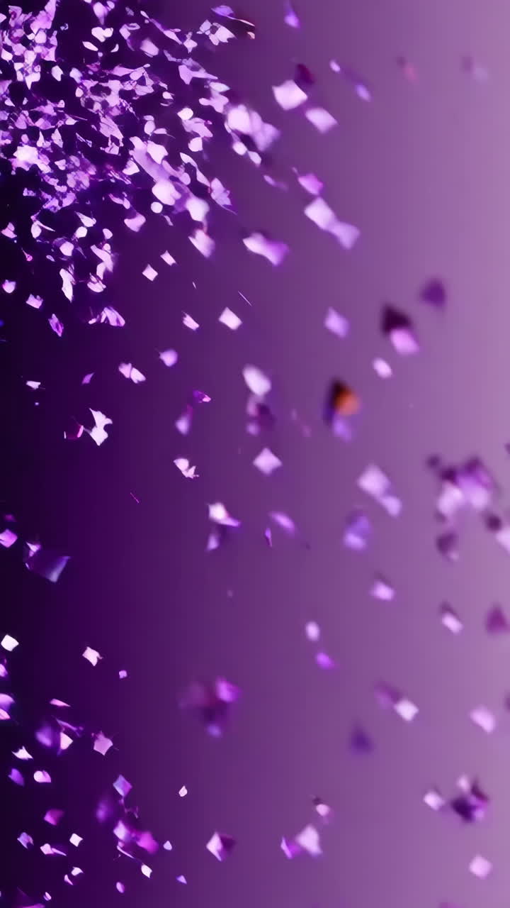 Purple Confetti and Light Explosion on Gradient Background | Premium ...