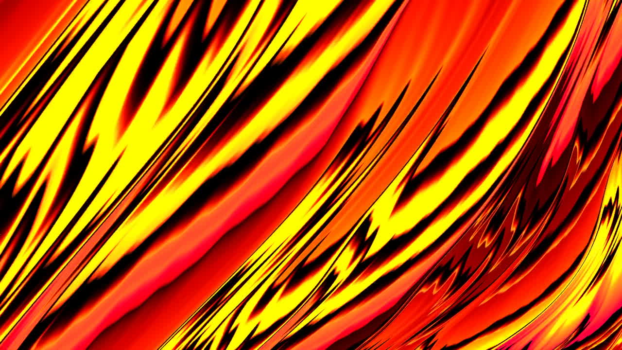 Red and yellow abstract pattern moving fluid in psychedelic, trippy and ...