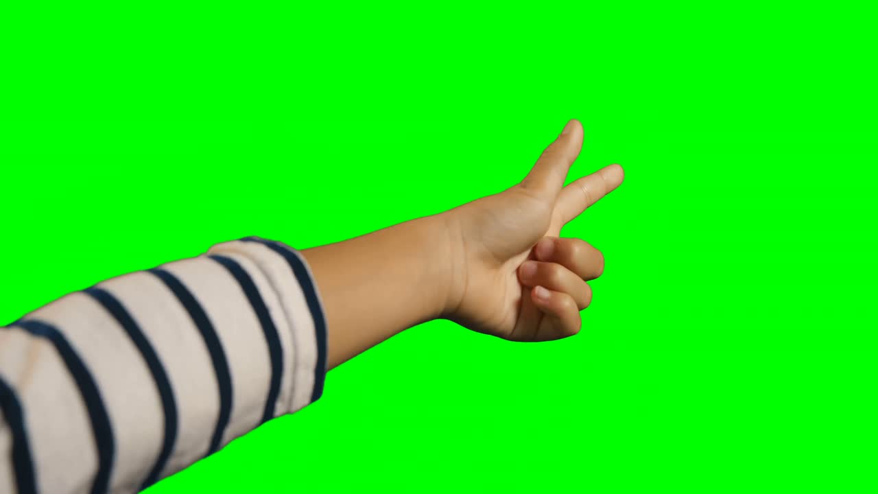 Premium stock video - Close-up of kid hand pointing