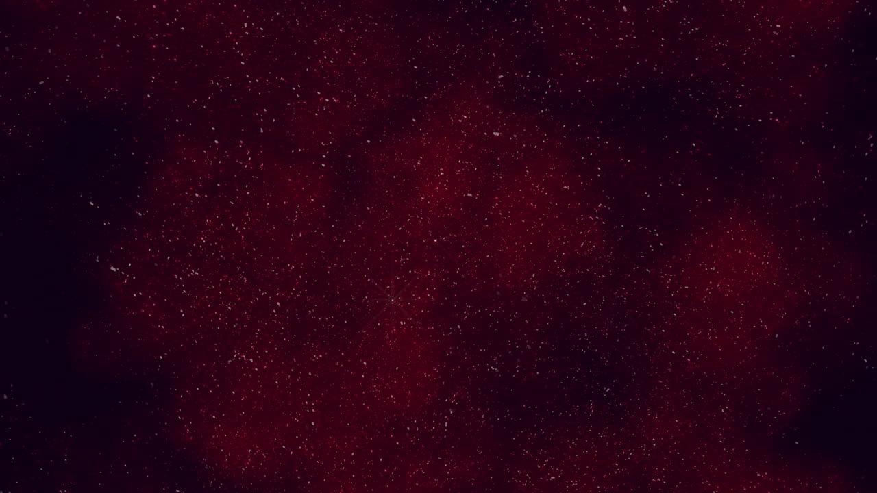 Premium stock video - Mysterious red background with scattered white dots