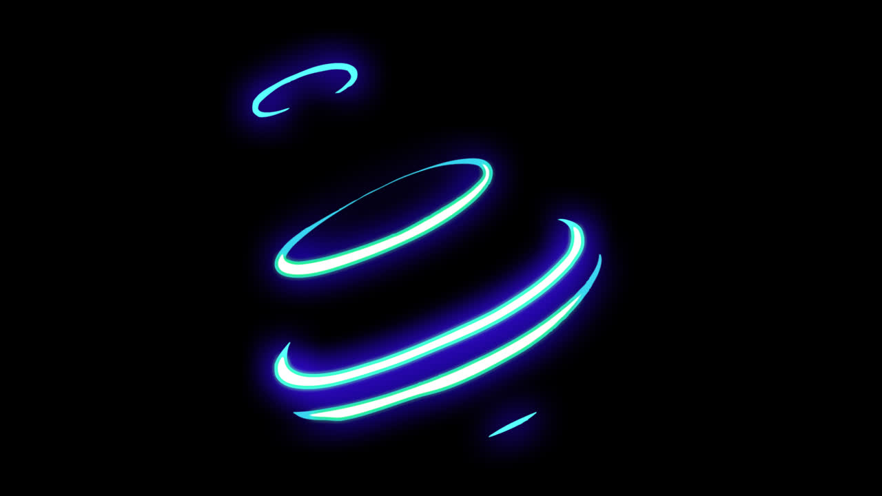 Premium stock video - Cartoon hand drawn magic shape element neon ...