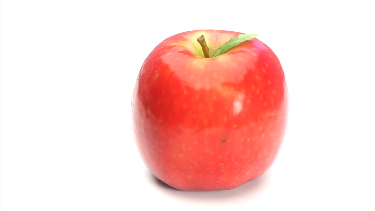 Red apple rotating | Premium Stock Video Footage