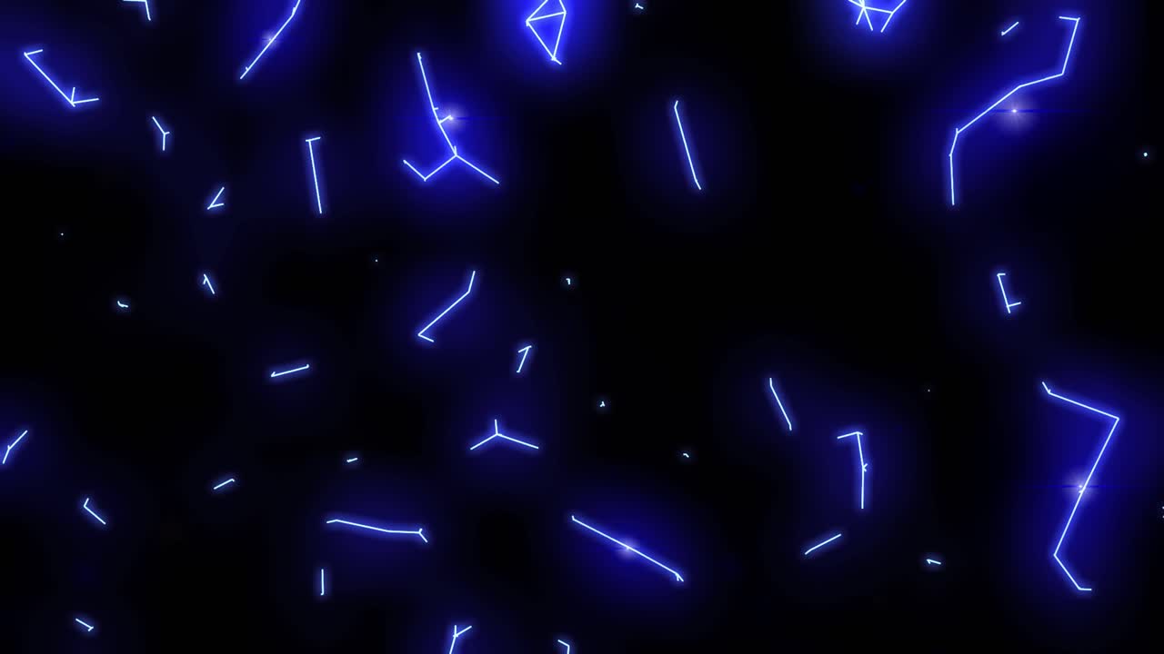 Premium stock video - Electrical arcs neon lightning retro future vr voltage glow vector tron ...