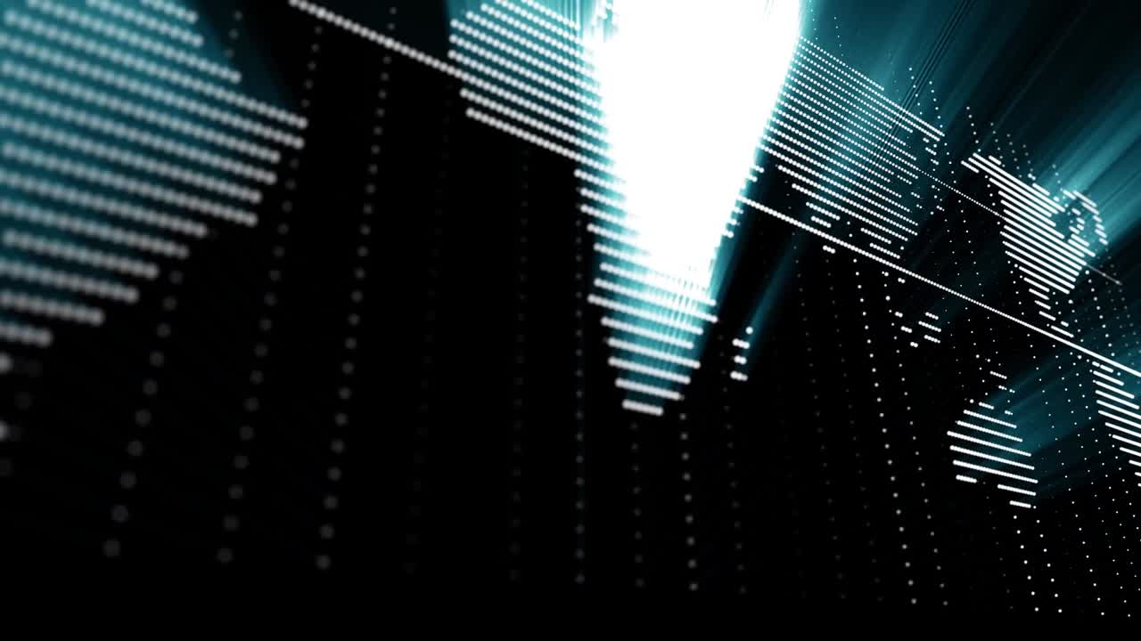 Premium stock video - Digital blue world map motion graphics background ...