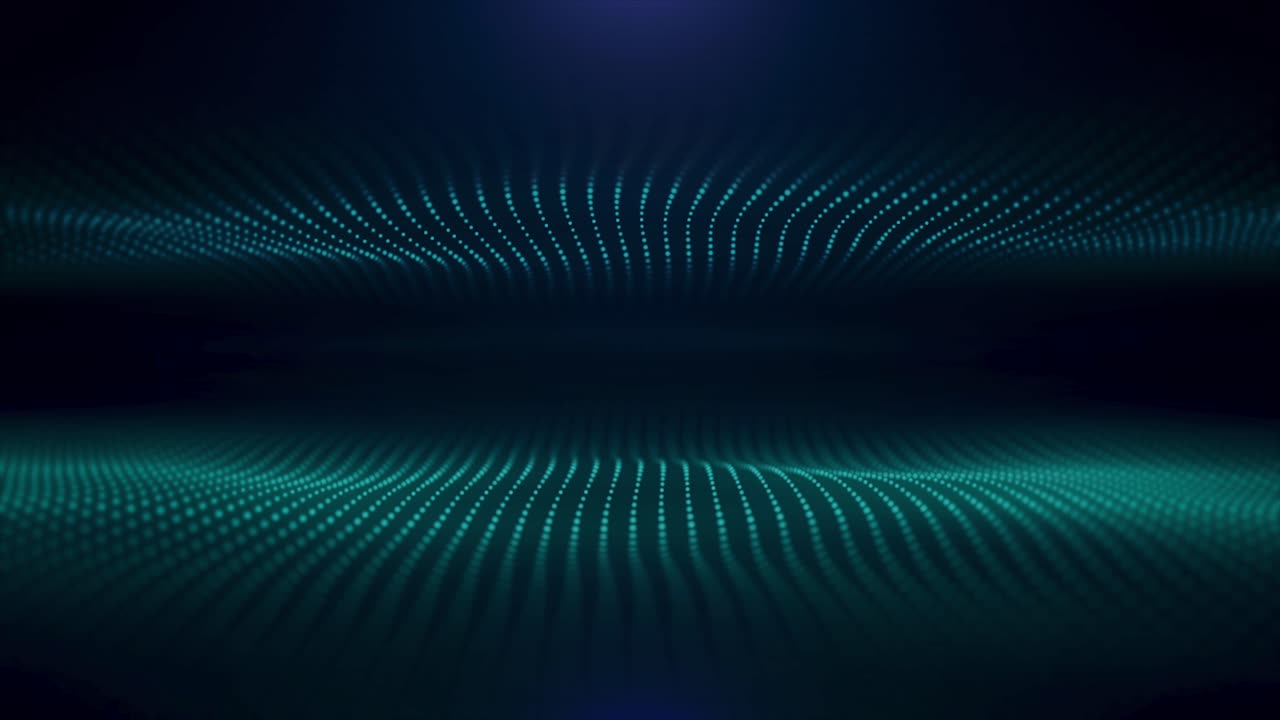 Abstract blue and green digital background with lines and dots Premium ...