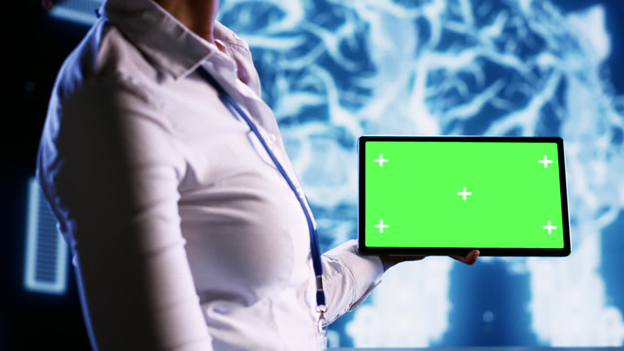 Chroma Key AI Human Brain Simulation Free Stock Video Footage Download ...