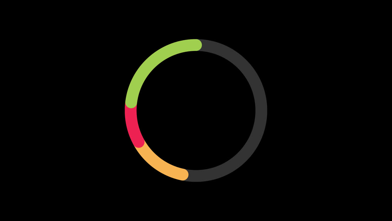 Premium stock video - Loading progress upload or download circle waiting loop animation video ...