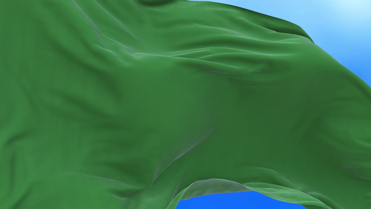 Seamless loop of Libya flag. | Premium Stock Video Footage