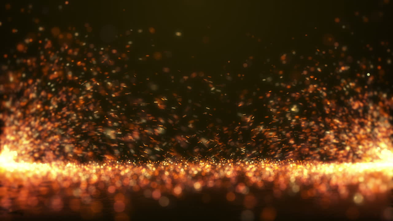 Free stock video - Gold sparkling stage