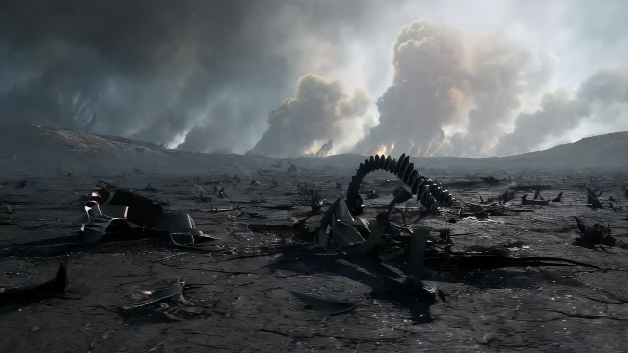 post-apocalyptic alien landscape | freepik