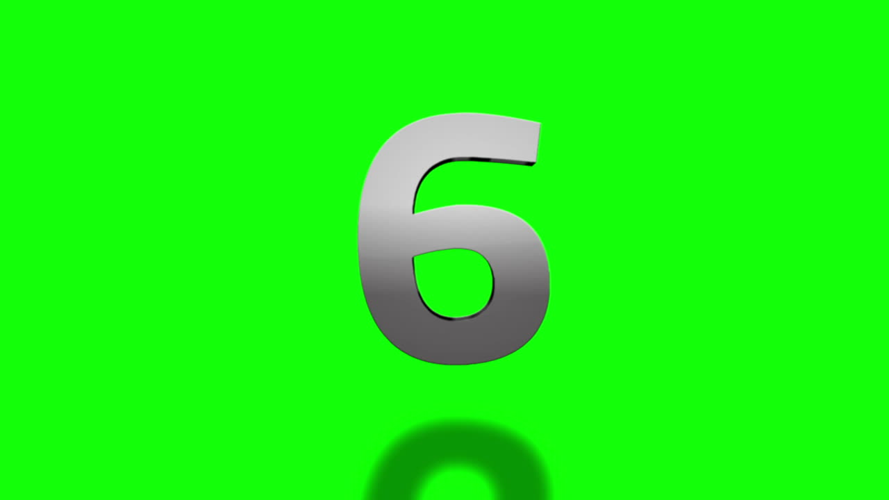 Premium stock video - Countdown from ten to one