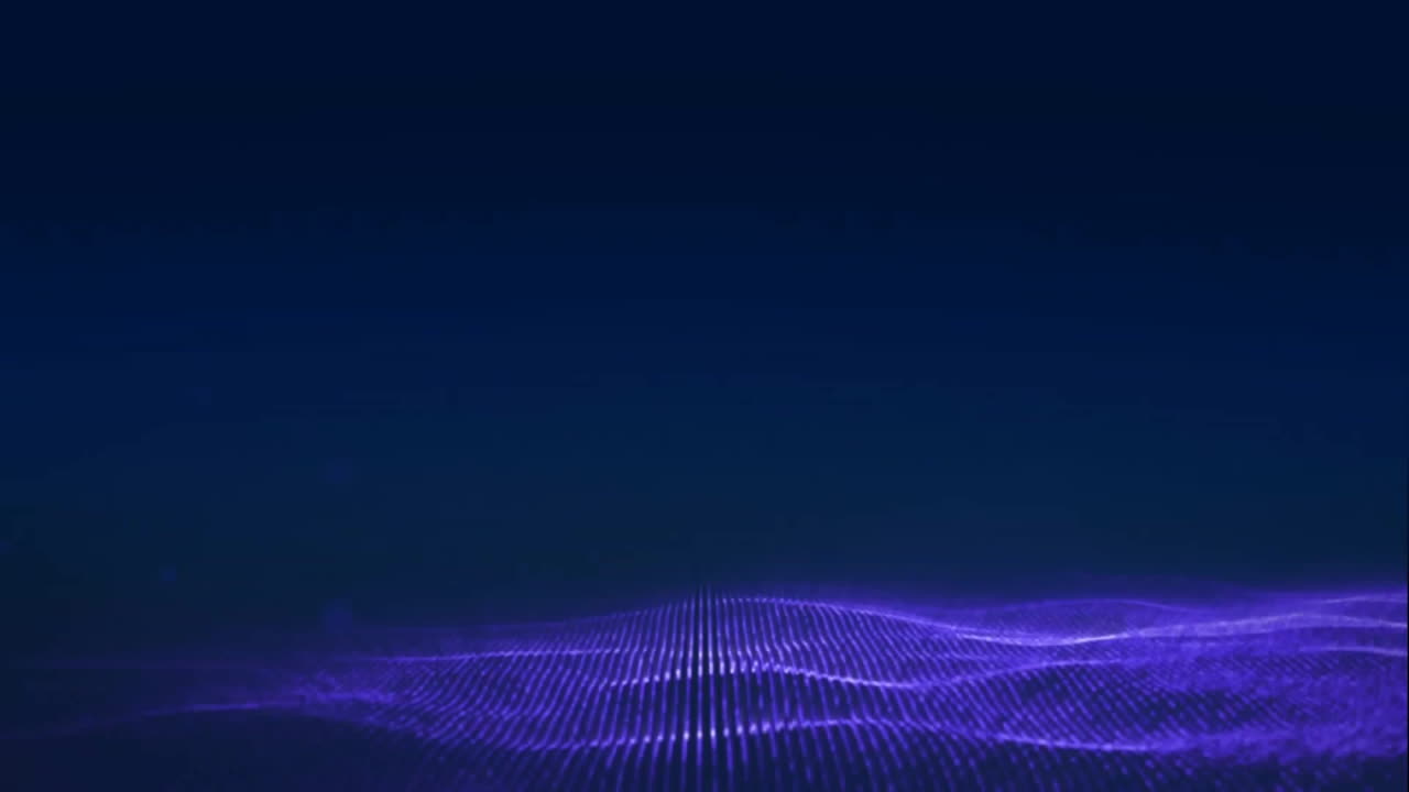 Animation of light spots on blue background | Premium Stock Video Footage